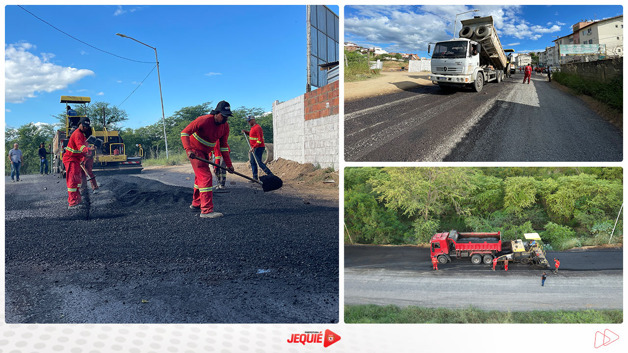 Prefeitura de Jequié inicia pavimentação asfáltica da rua que liga São ...
